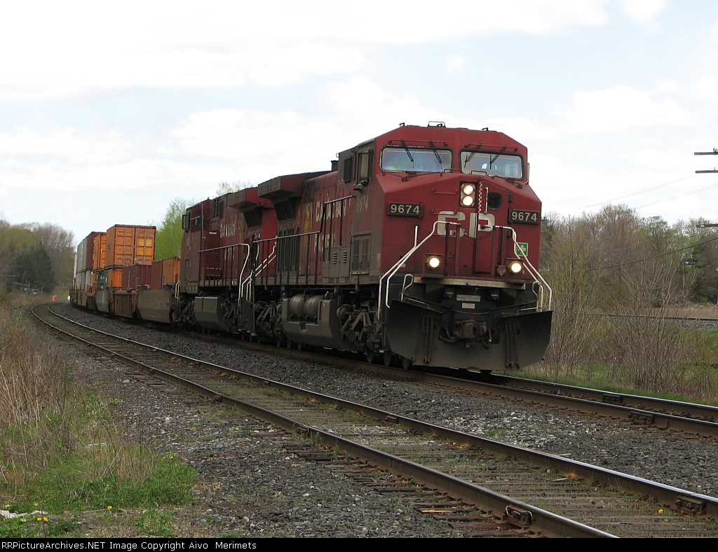 CP 9674 at Spicer with 158.